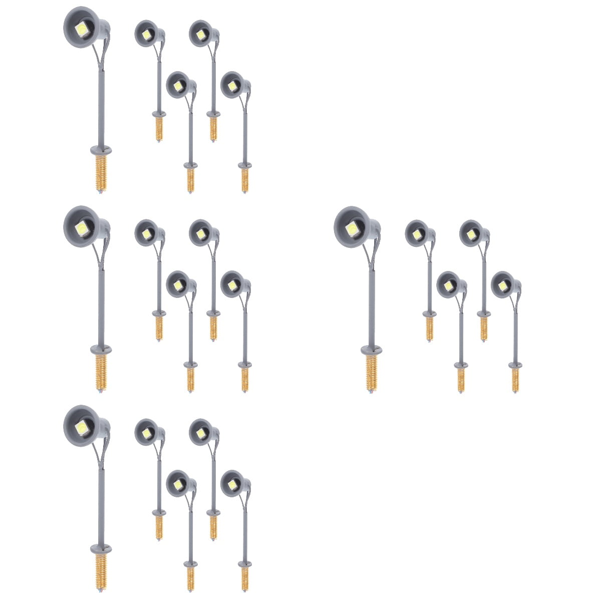 Raindrops 20 pcs Miniature Spotlight Model Building Sand Table Material ...