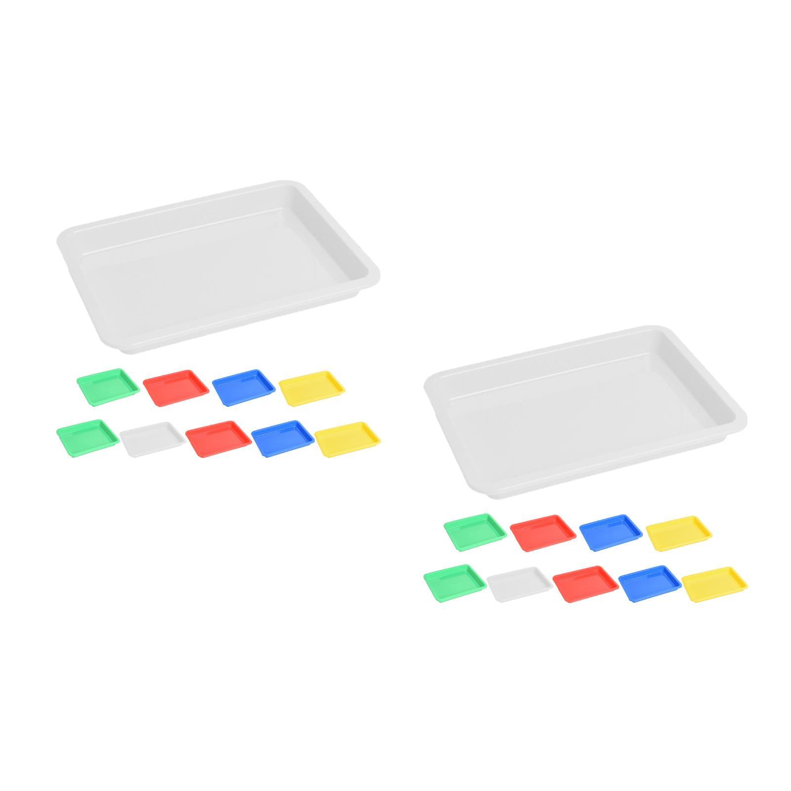Raindrops 20 pcs Plastic Art Trays Activity Organizer Tray Plastic ...