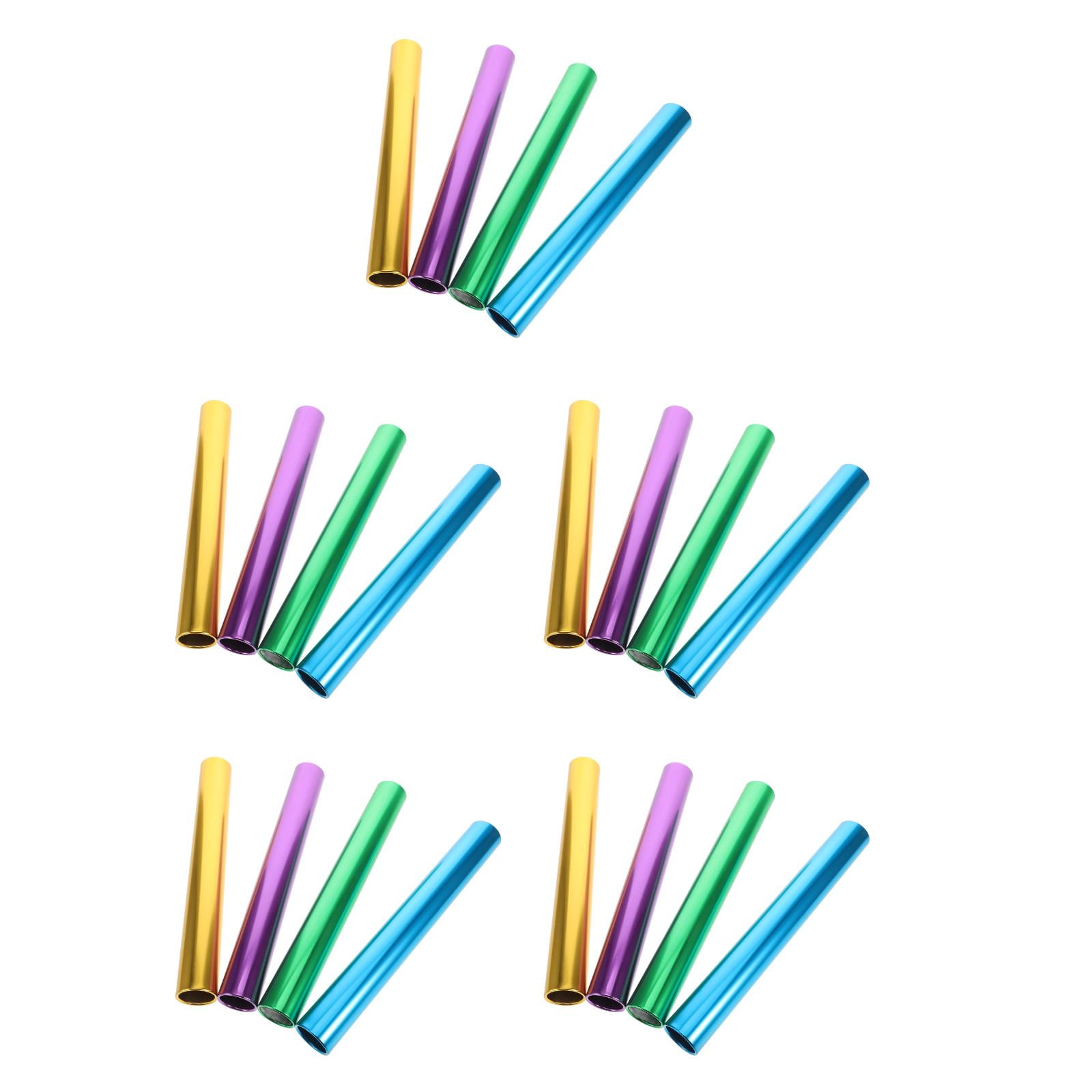 Raindrops Hemoton 20 pcs Aluminum Alloy Relay Sticks for School ...