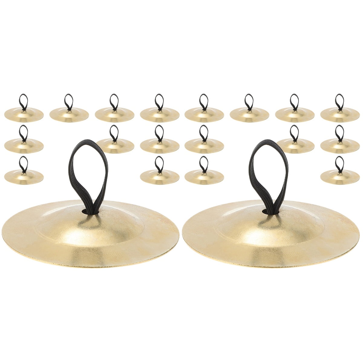 Raindrops 20 pcs Small Finger Cymbals Small Percussion Instrument Belly ...