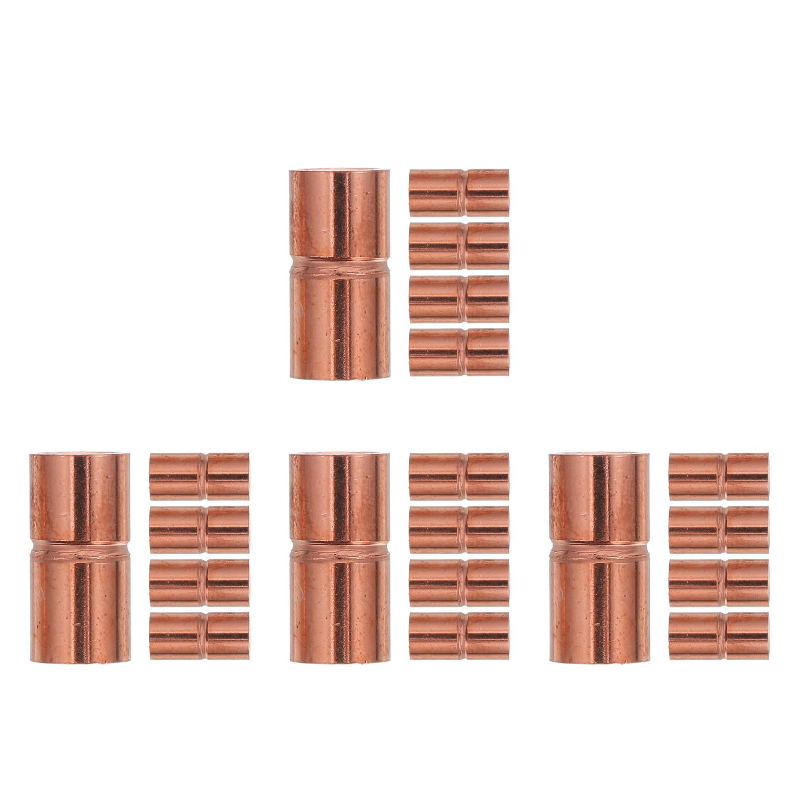 Raindrops 20 pcs Straight Copper Coupling Fittings for HVAC Systems ...