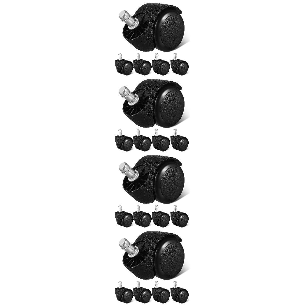 Raindrops 20 pcs Universal Wheels Replacement Smooth Rolling Computer ...