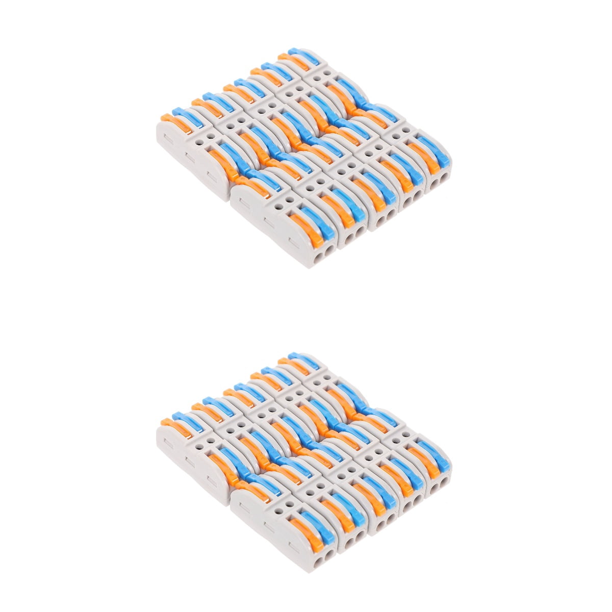 Raindrops 20 pcs Wire Connector 2-to-2 Connector Block Electrical Wire ...