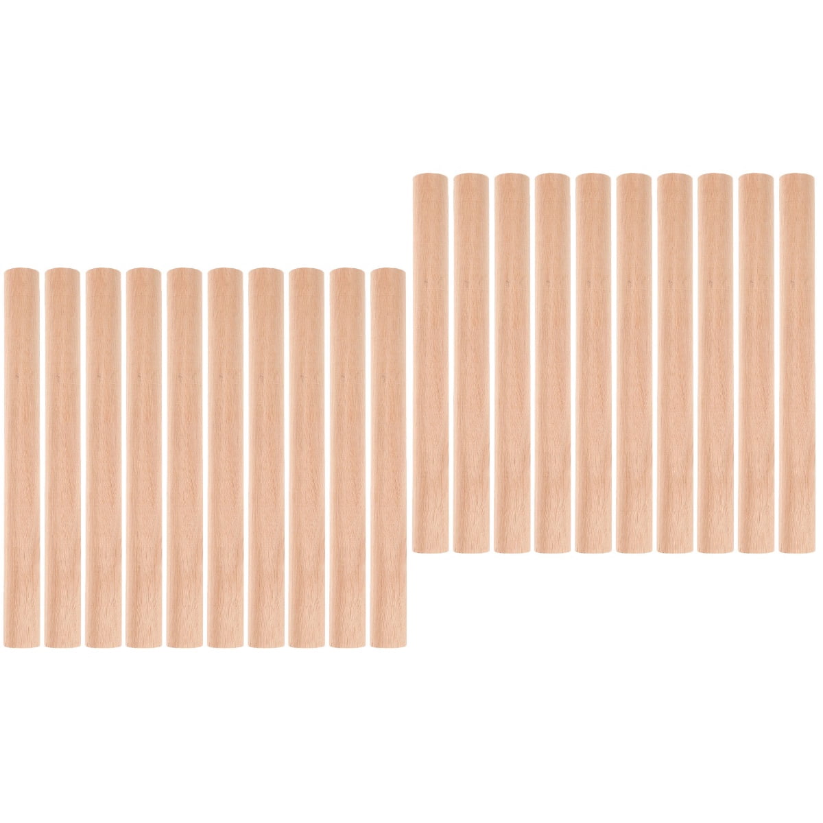Raindrops 20 pcs Wooden Dowel Rods Wood Dowel Sticks Multi-purpose ...
