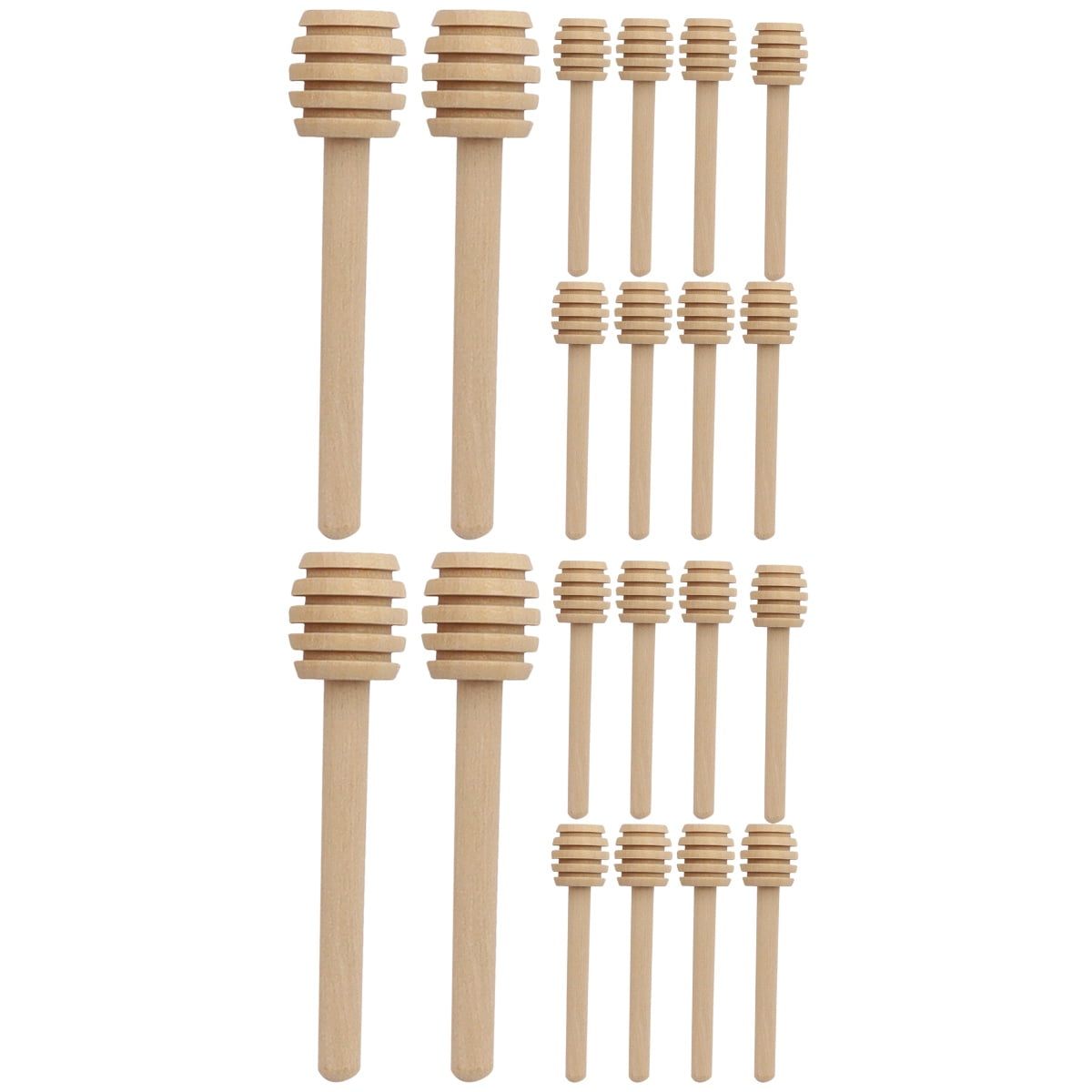 Raindrops 20 pcs Wooden Honey Mixing Stirrers Sticks Household Honey ...