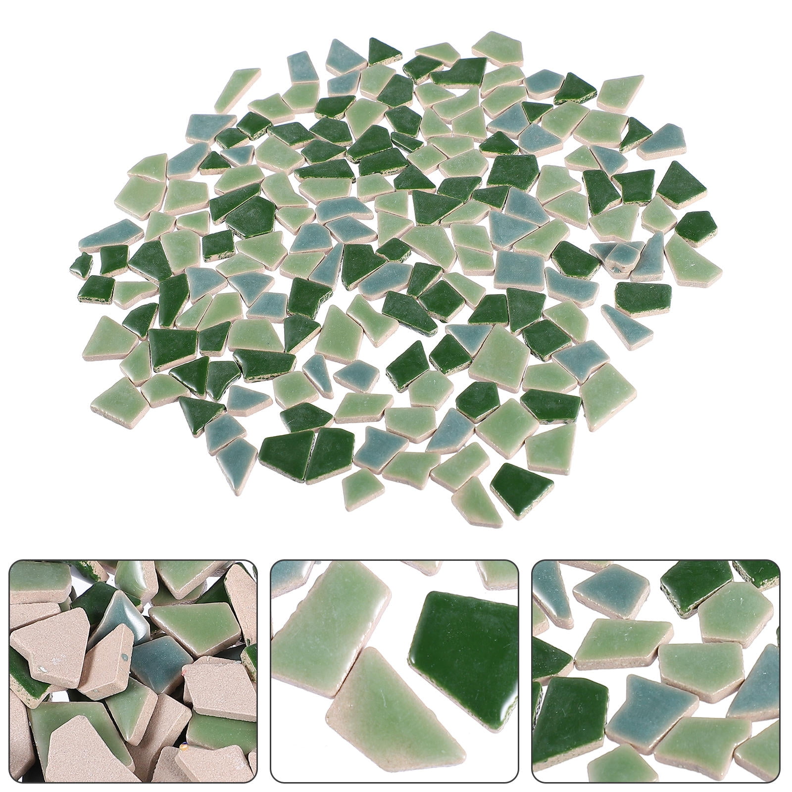 Raindrops 200 G Porcelain Tile Mosaic Tiles Irregular Shape DIY Crafts ...