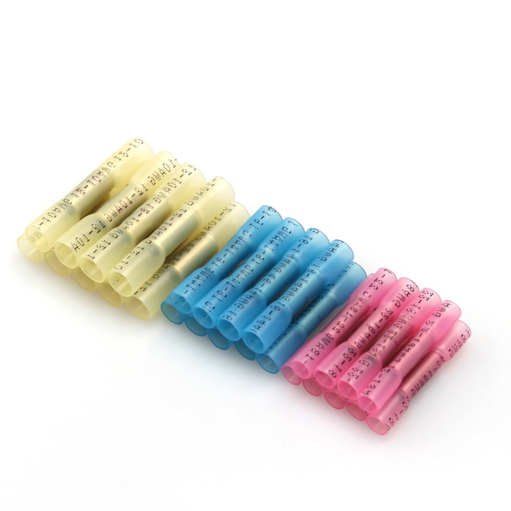 Raindrops 200 Pcs 3 Sizes BNC Heat Shrink Butt Crimp Terminals ...