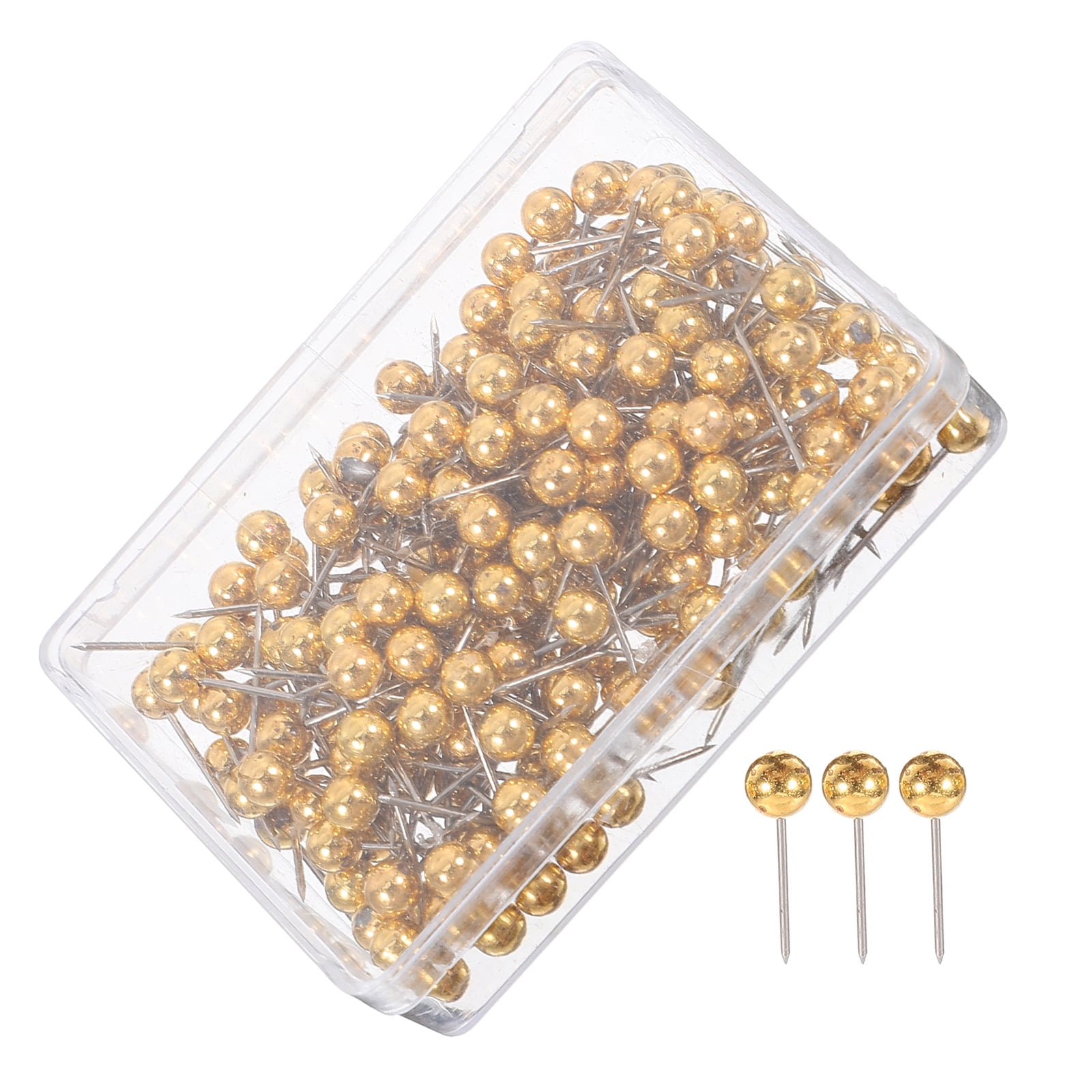 Raindrops 200 Pcs Decorative Painting Fixed Needle Steel Point Thumb ...