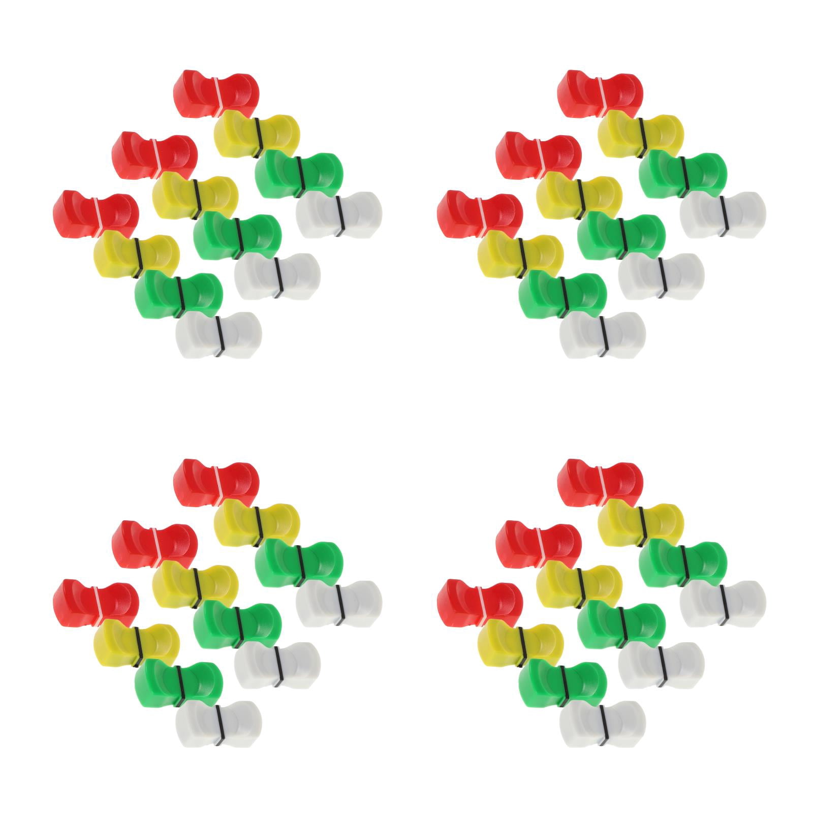 Raindrops Hemoton 200 Pcs Fader Knobs Replacement Caps for Controller ...