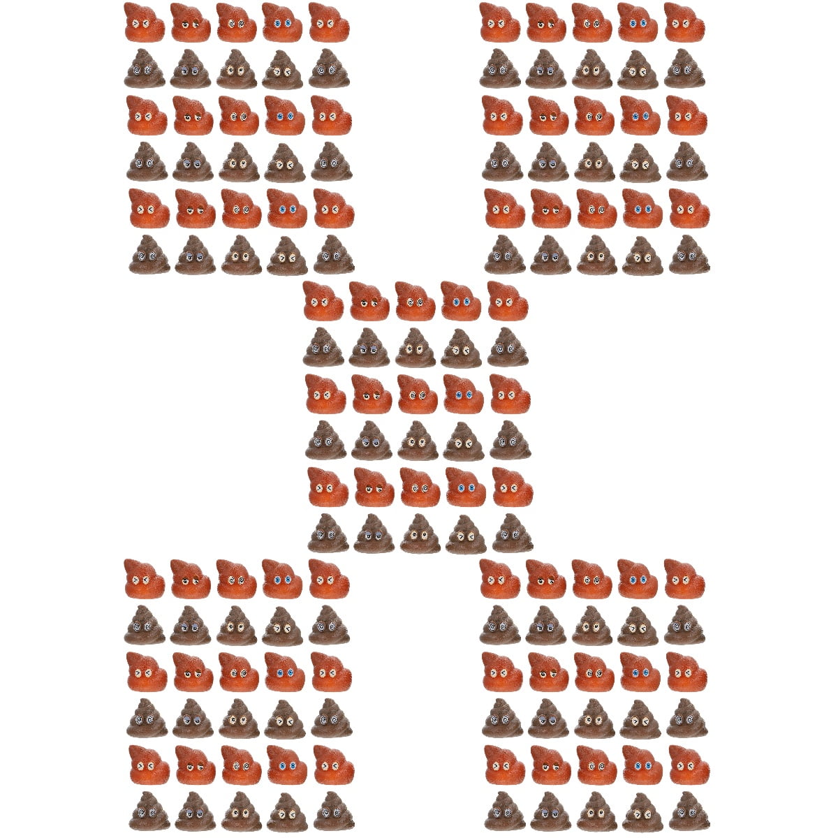 Raindrops 200 Pcs Realistic Poop Toy Party Game Tossing Toys Prank Toy ...