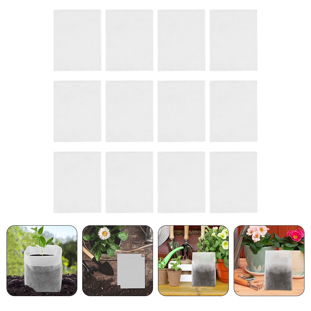 Raindrops Protect Plants Sapling Growing Pouches White for Trees ...