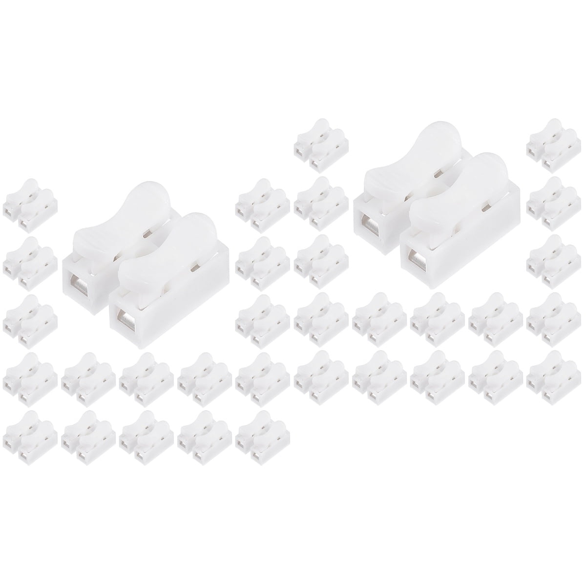 Raindrops 200 pcs Cable Clamps LED Strip Light Wire Connecting Terminal ...