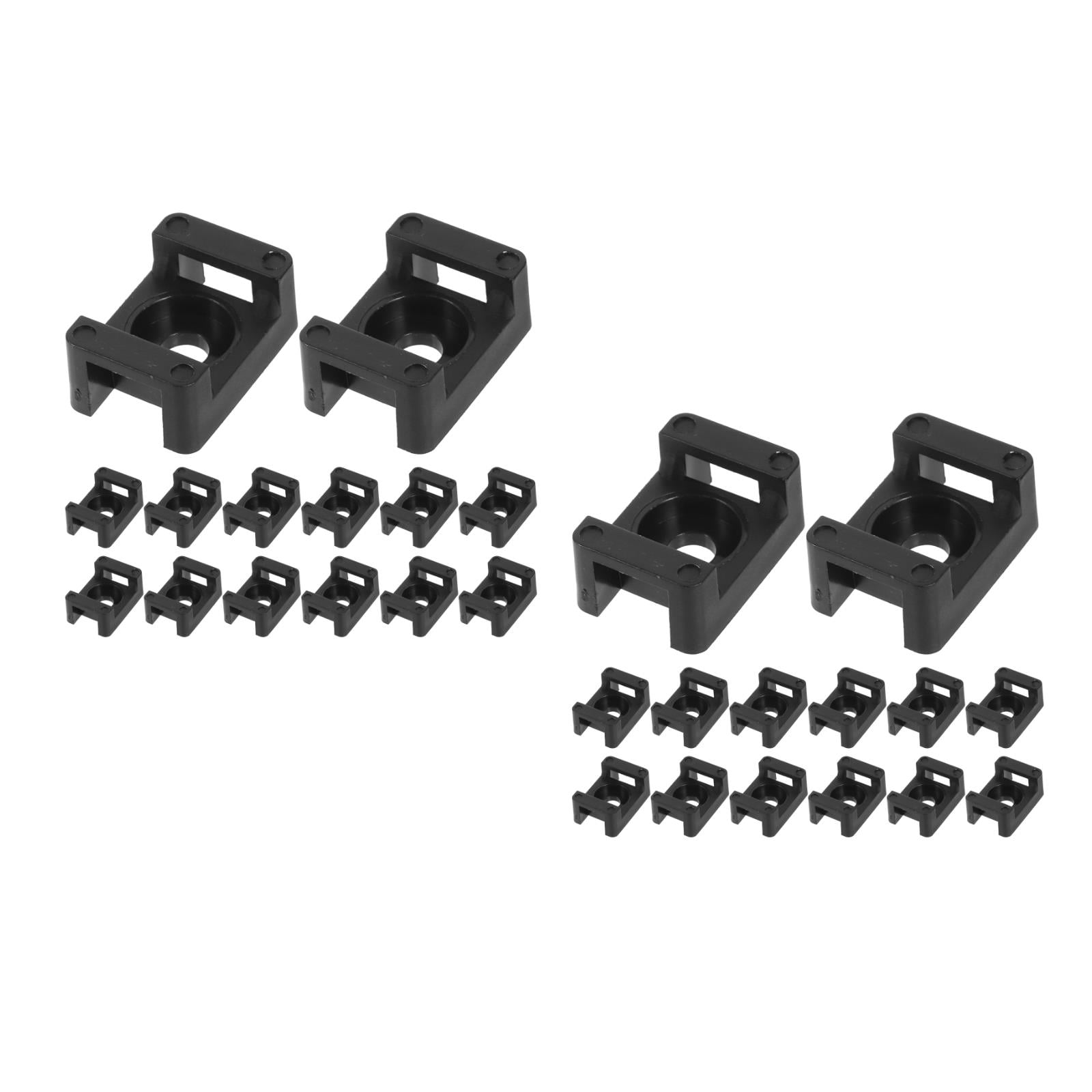 Raindrops 200 pcs Cable Tie Organizer Bases Cable Tie Mount Bases Zip ...