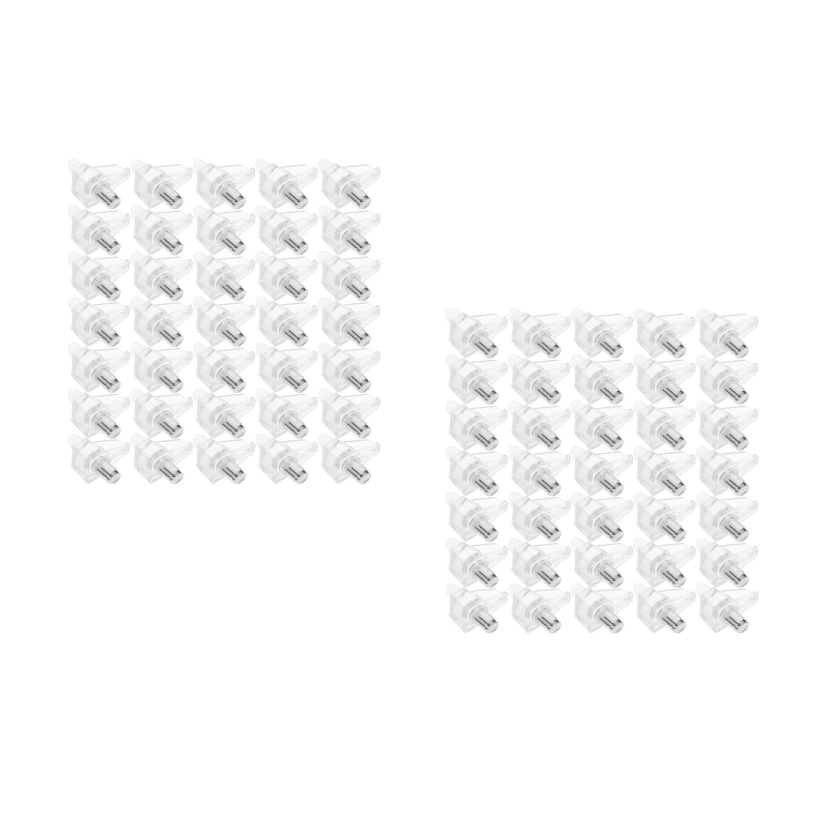 Raindrops 200 pcs Clear Plastic Shelf Support Pegs Shelf Pins Cabinet ...