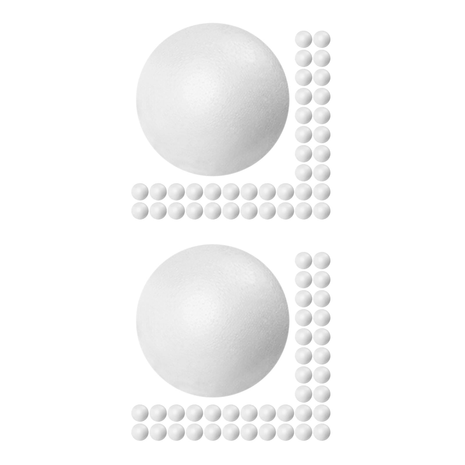 Raindrops 200 pcs Foam Circle Large Foam Ball Round Foam Sphere Solar System Model Craft Foam ...