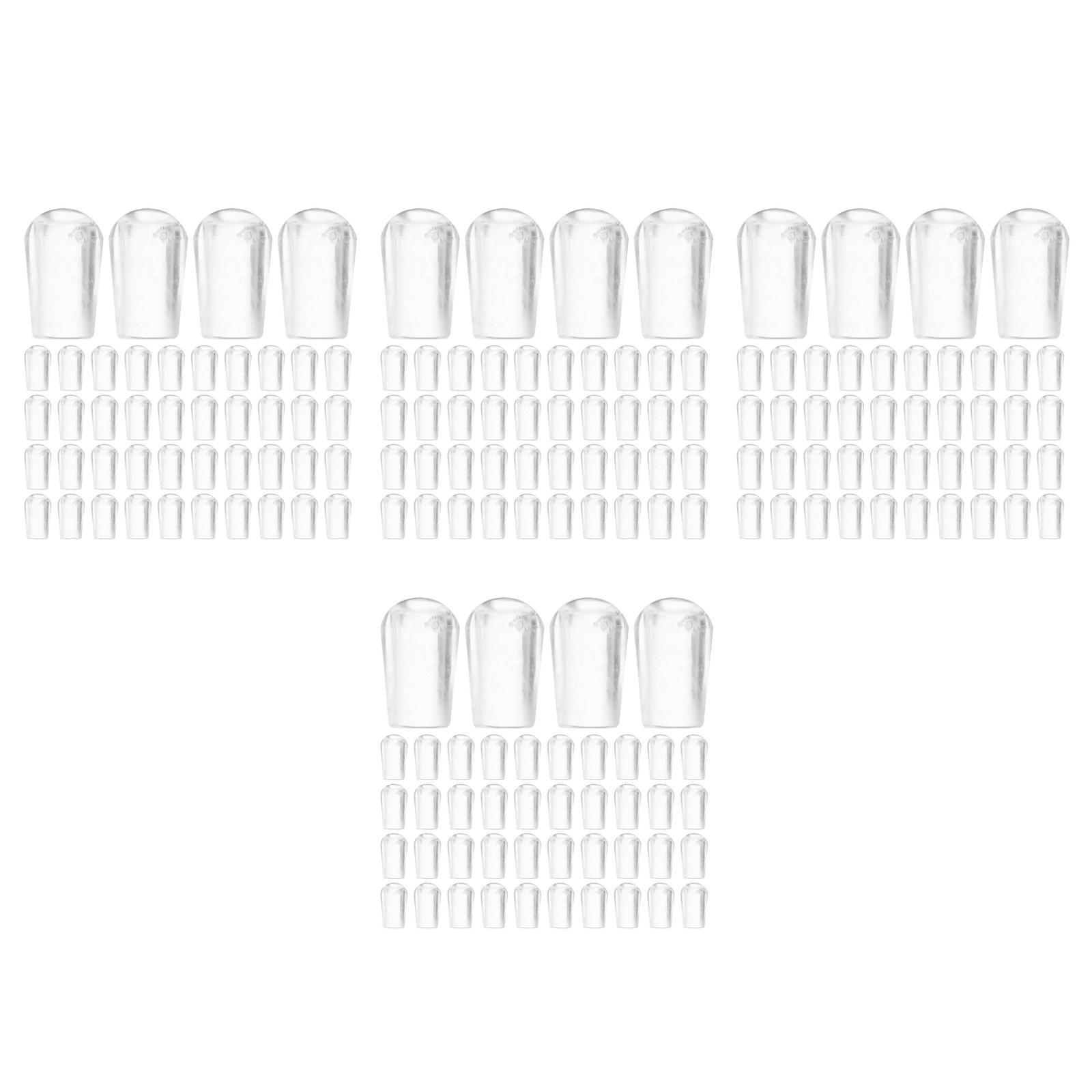 Raindrops 200 pcs PVC End Caps for Wire Metal Tubing Rubber Tips Shelf ...
