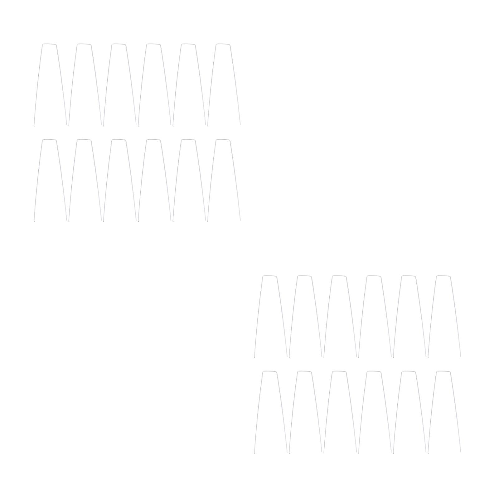 Raindrops 200 pcs U-shape Ground Nails Fixing Nails Lawn Nails Garden ...