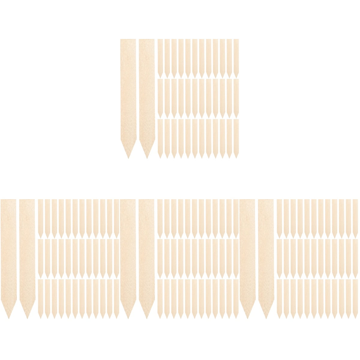 Raindrops 200 pcs Wooden Horticultural Plant Labels Wood Plant Labels ...