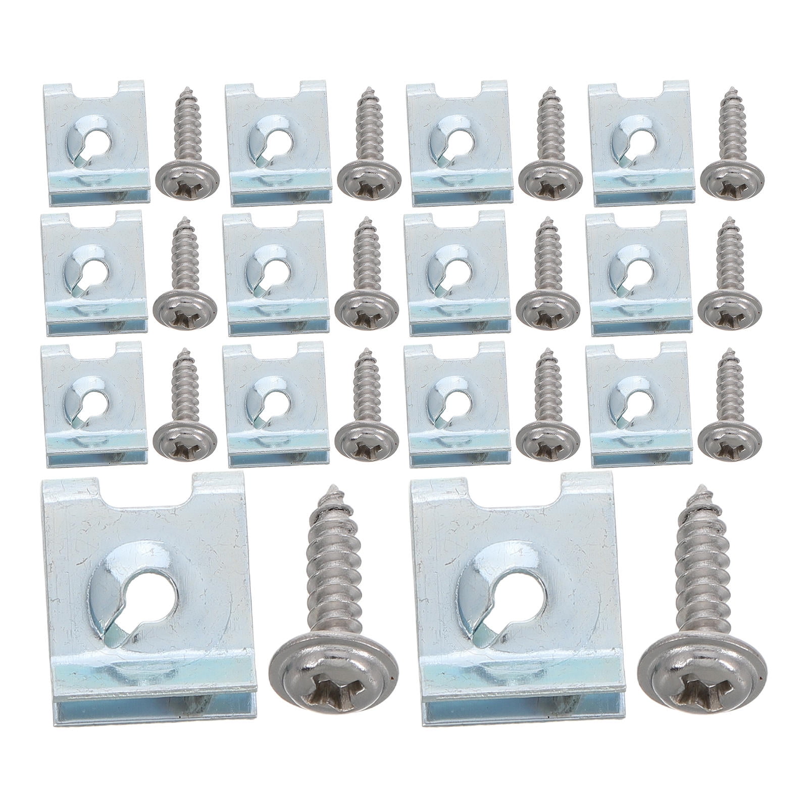 Raindrops 200Pcs U Nut Clips Carbon Steel Fastening for Automotive Body ...