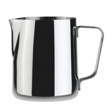 Lightzer Milk Coffee Pitcher 350ml Frother Cup Stainless Steel Espresso ...
