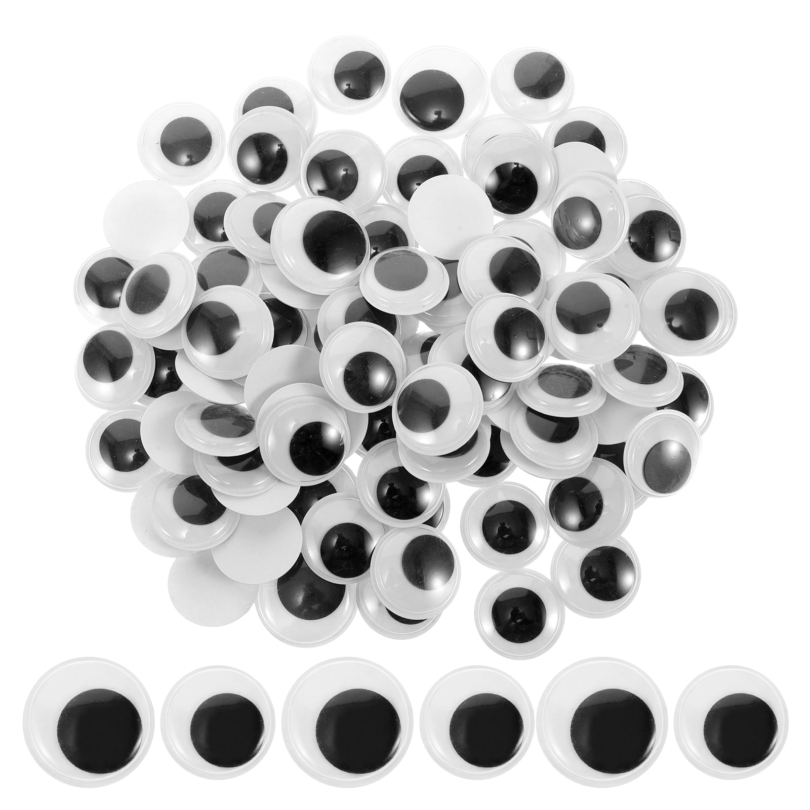 Raindrops 200pcs Self-Adhesive Plastic Stick-On Wiggly Eyes 25MM Cute ...