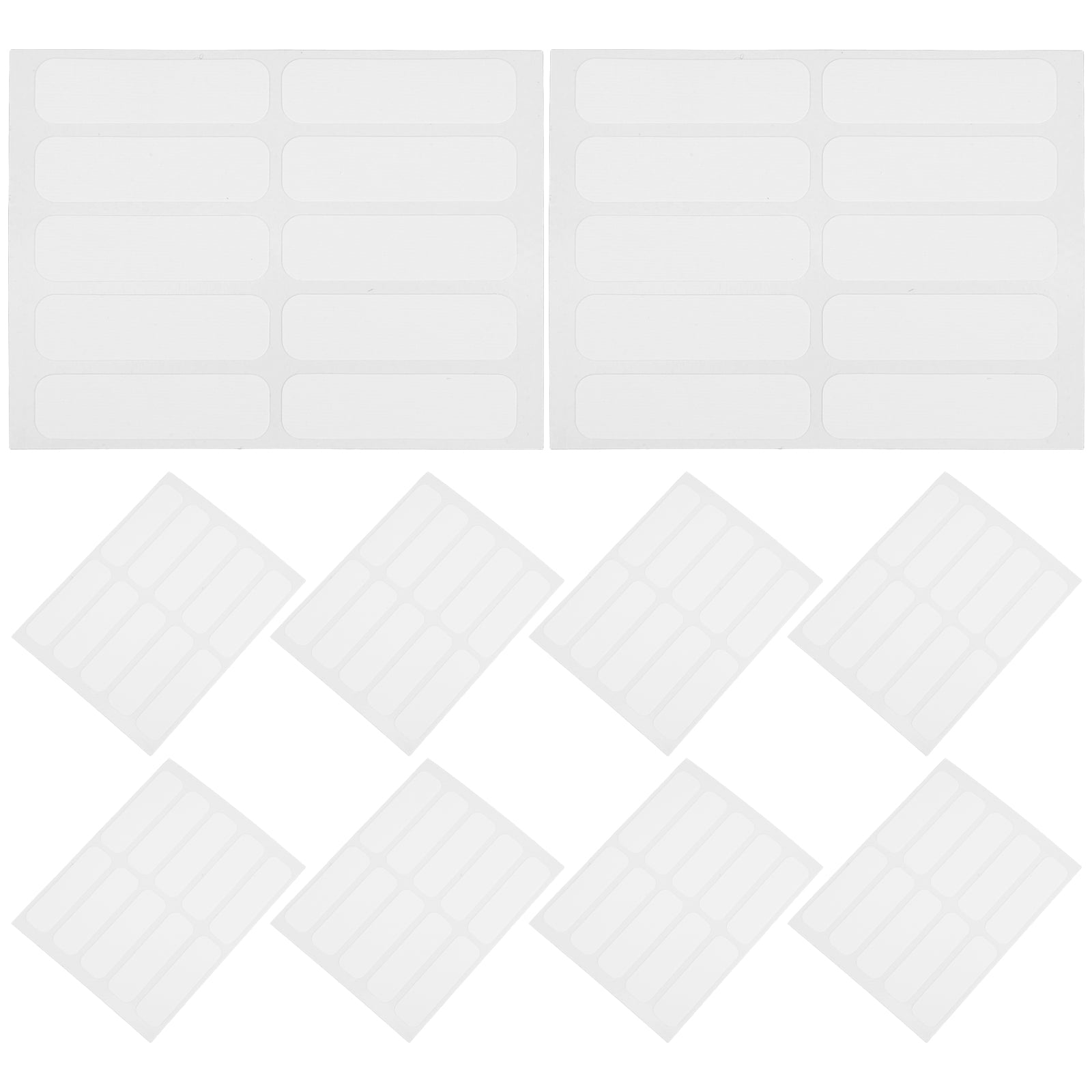 Raindrops 200pcs Waterproof No-Iron Fabric Labels for Clothing Writable ...