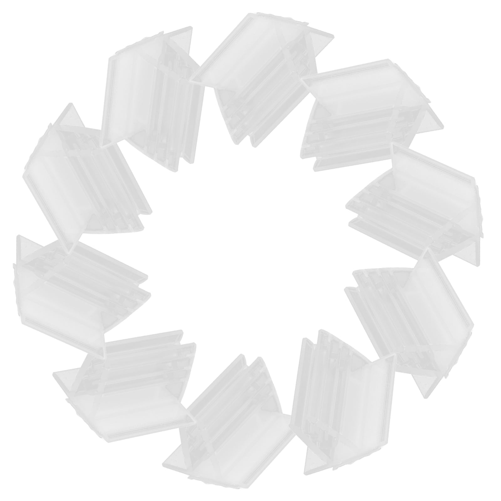 Raindrops 20PCS Plastic Shelf Label Holder Clear Wire Shelf Label ...