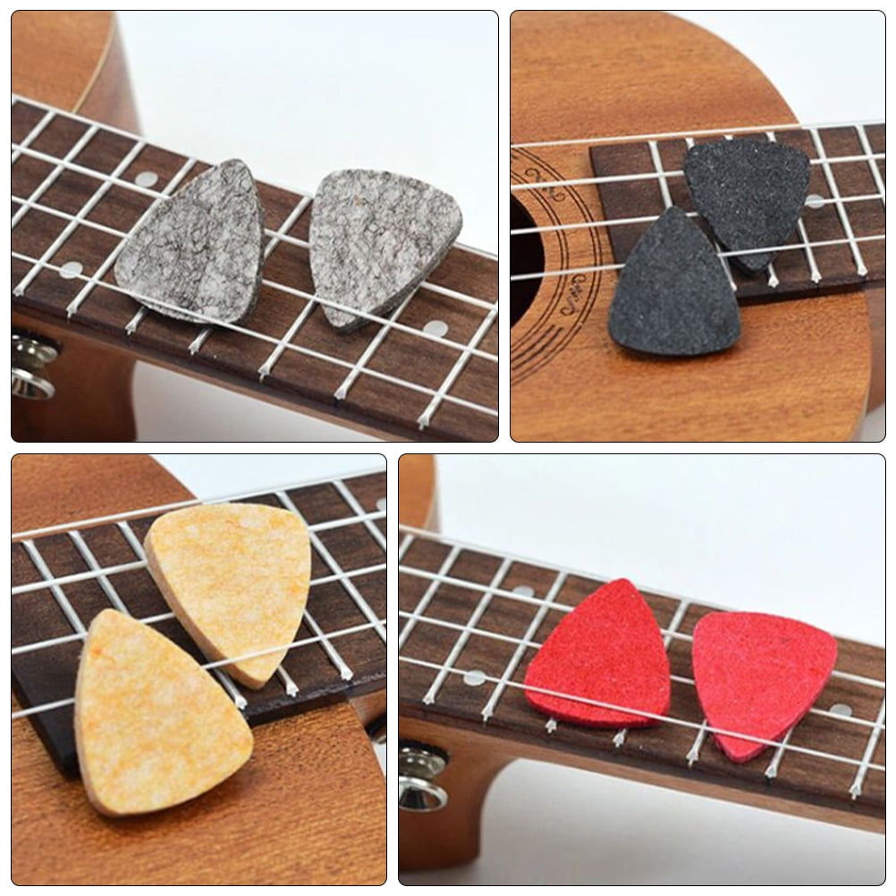 Raindrops 20Pack Ukulele Finger Picks Ukulele Picks Felt Assorted Color ...