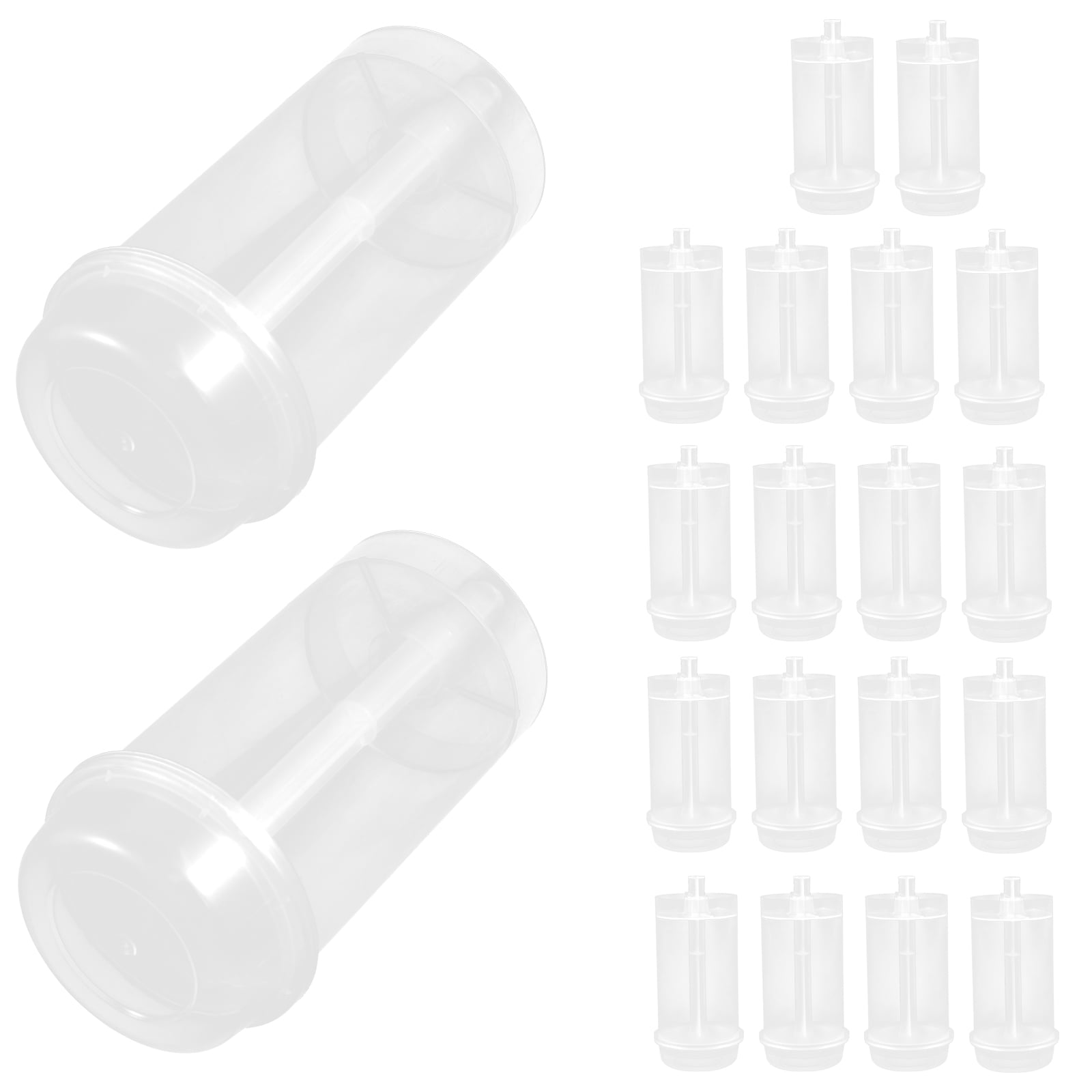 Raindrops 20Pcs Assorted Color Heart Shaped Push Pops Containers ...