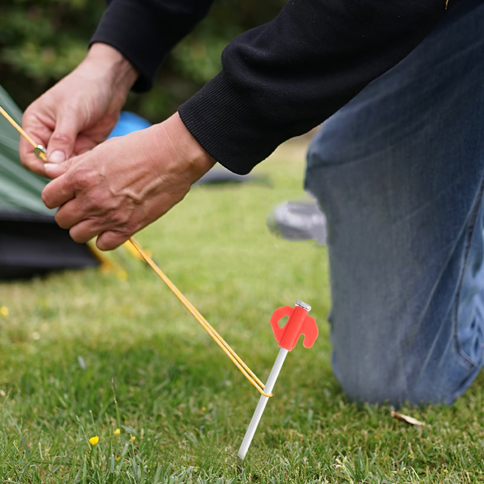 Raindrops 20Set Tent Nails for Lawn Decorations Iron Material - Walmart.com