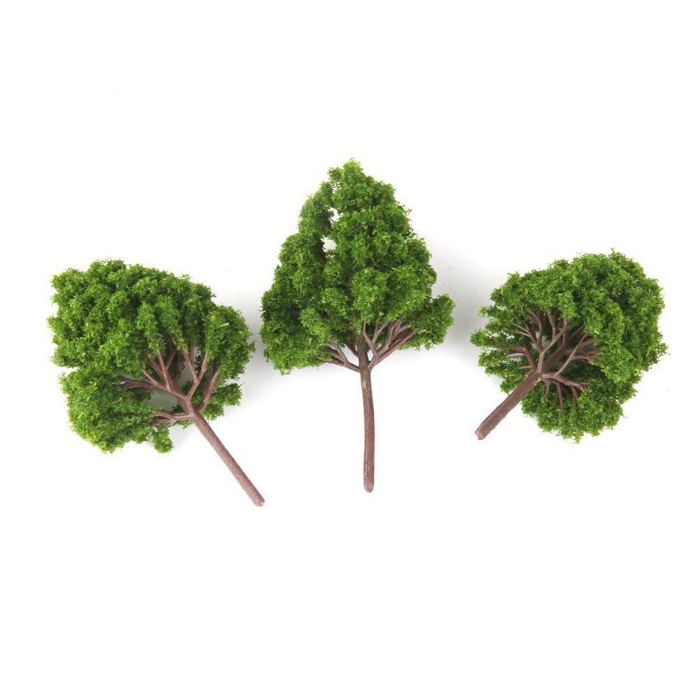 Raindrops 20pcs 1:75-1:200 Model Trees Train Railroad Scenery (Green ...