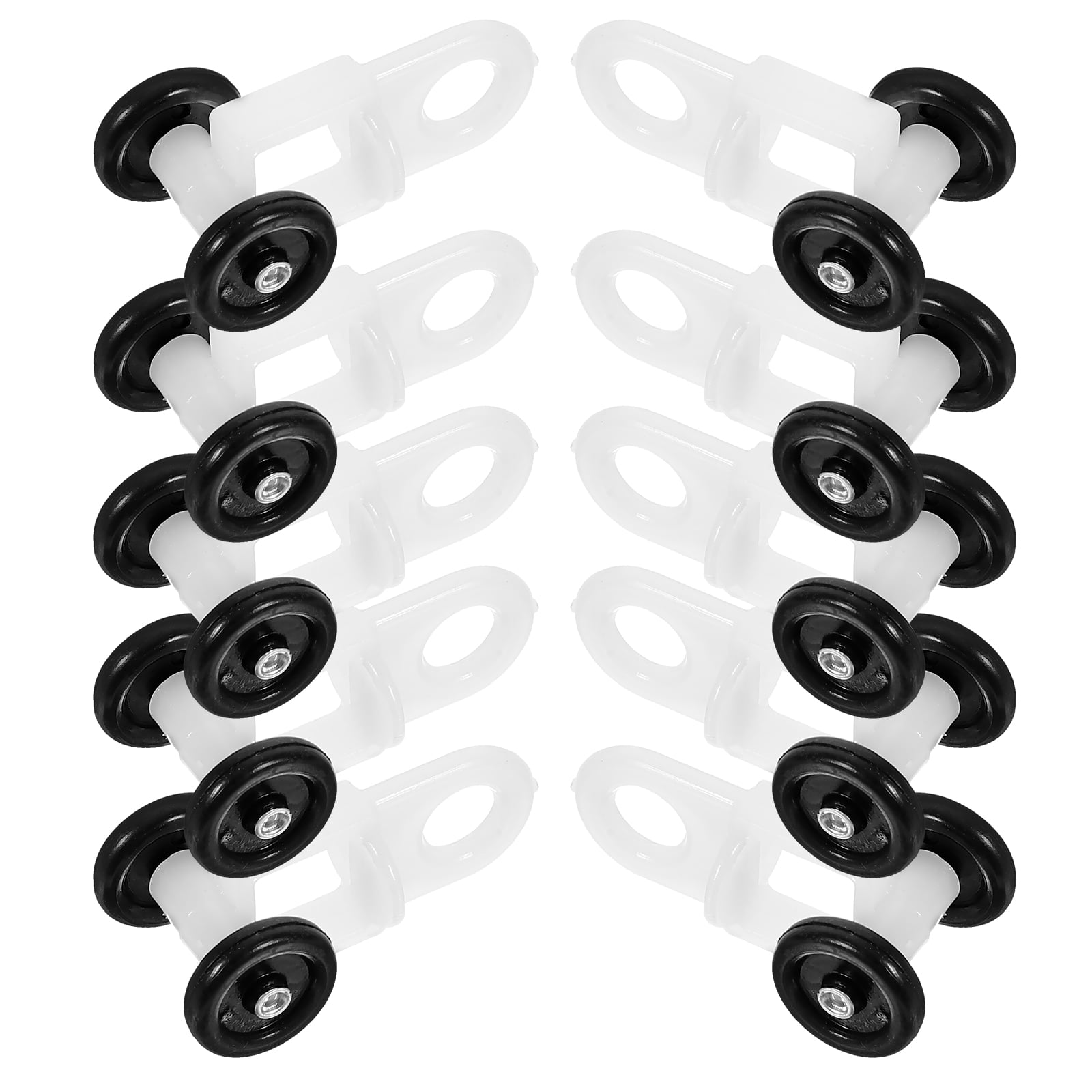 Raindrops 20pcs Ceiling Curtain Track Pulleys Curtain Track Rollers ...
