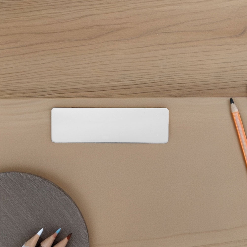 Raindrops 20pcs Diy Badge Blanks Stainless Steel Rectangular Blank ...