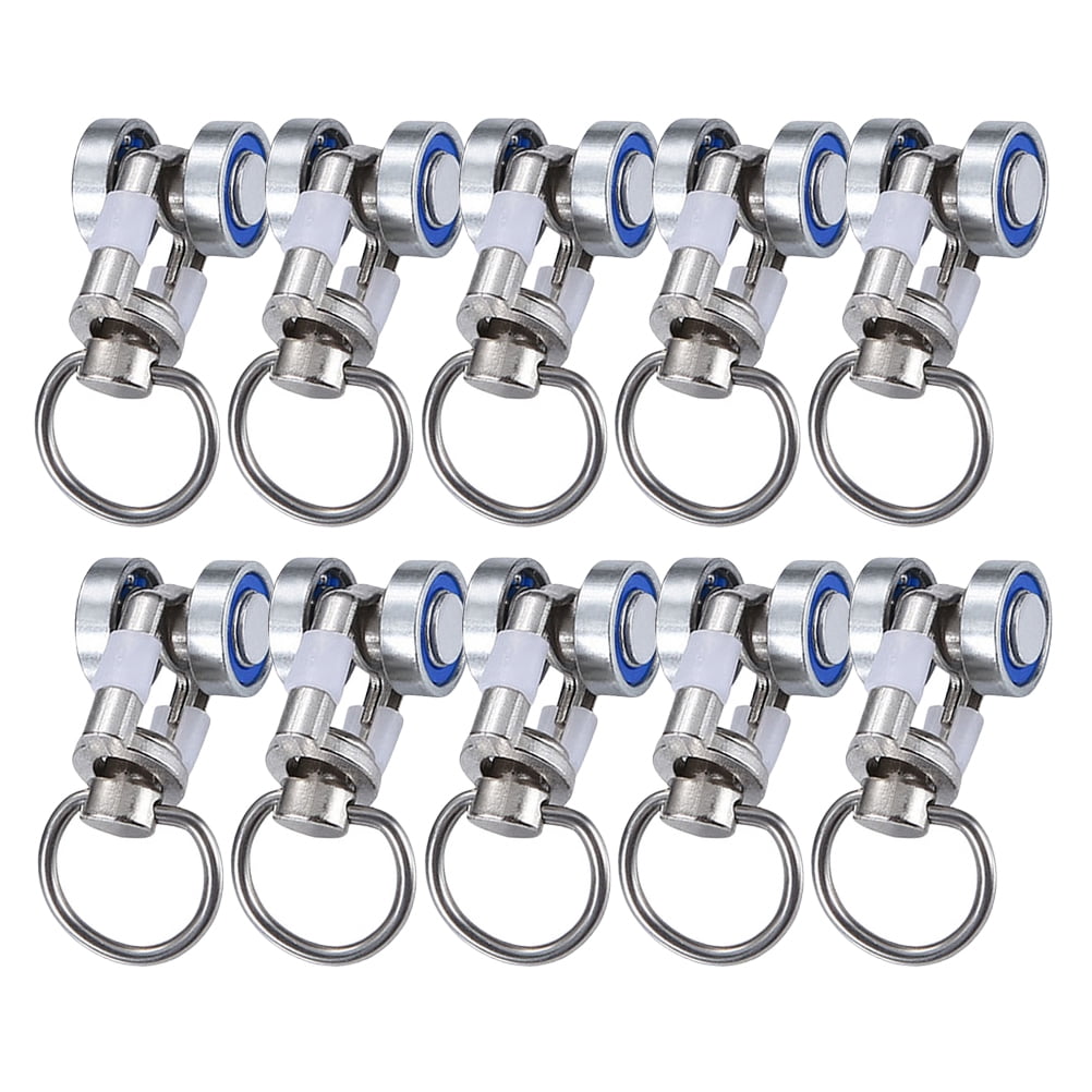 Raindrops 20Pcs Zinc Alloy Curtain Track Rollers Smooth Silent Easy ...