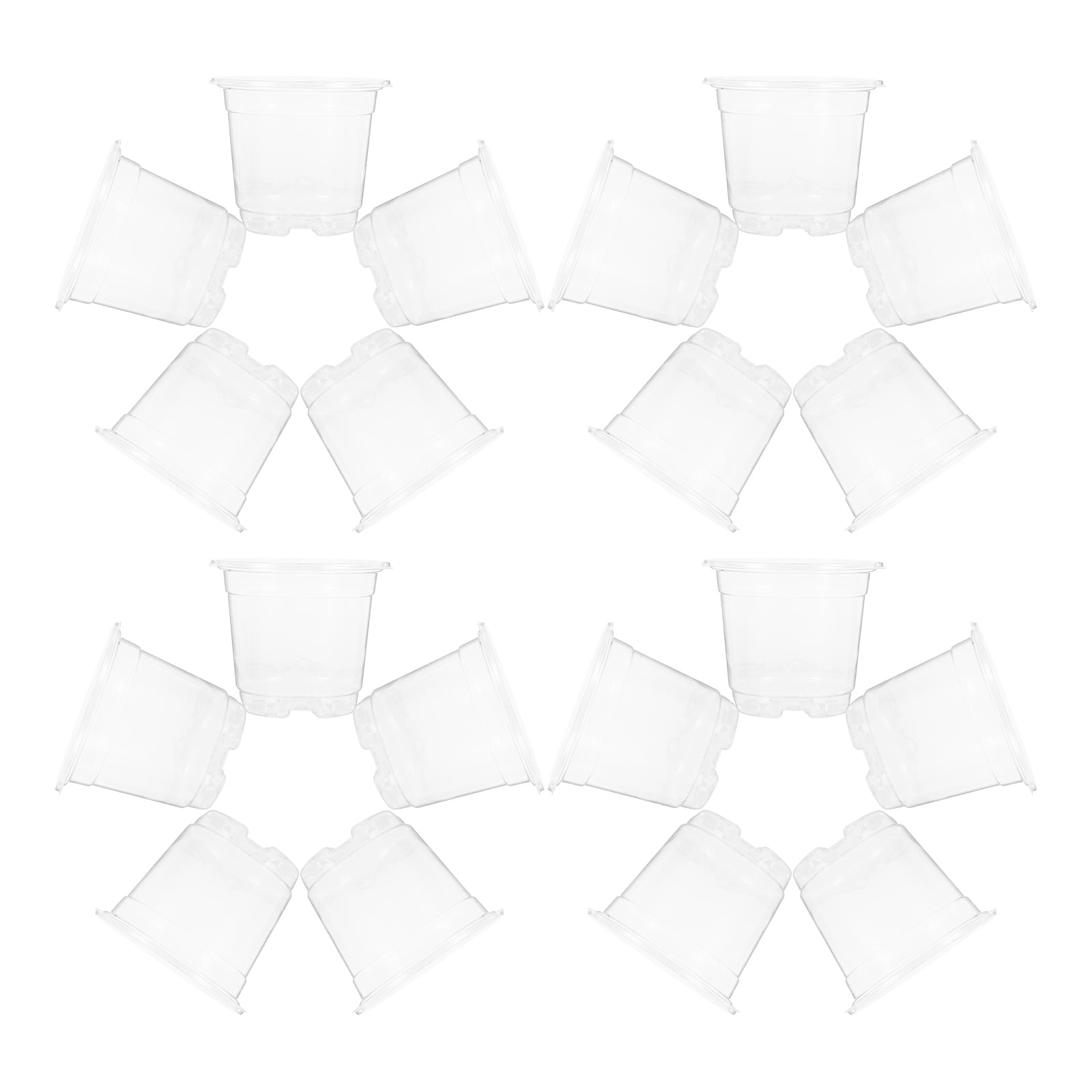 Raindrops 20pcs Multi-functional Plant Nursery Pot Plastic Gardening ...