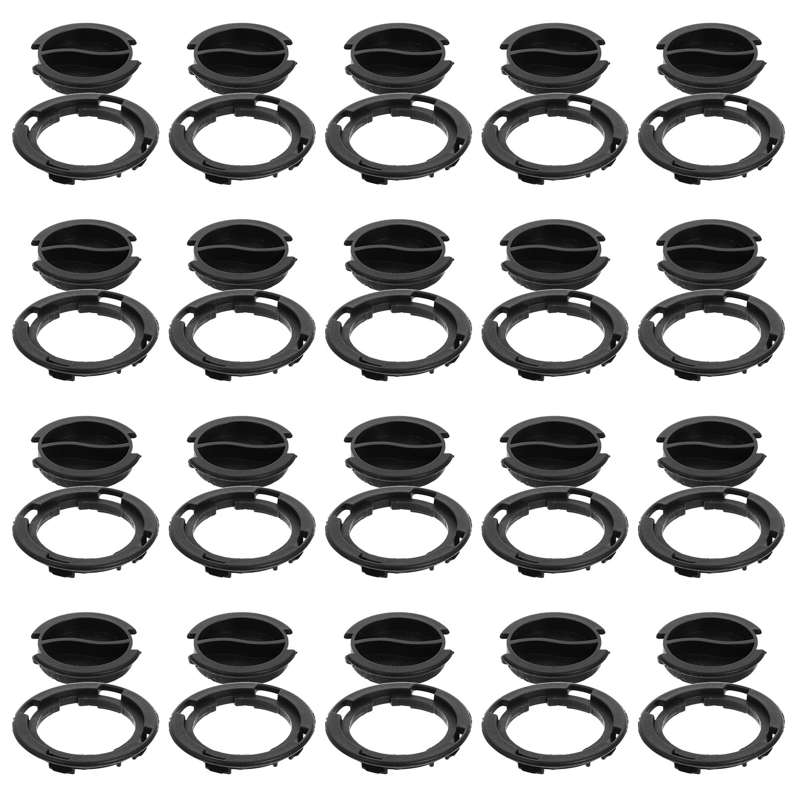 Raindrops 20pcs Plastic Money Bank Bottom Caps Round Hole Stoppers For ...