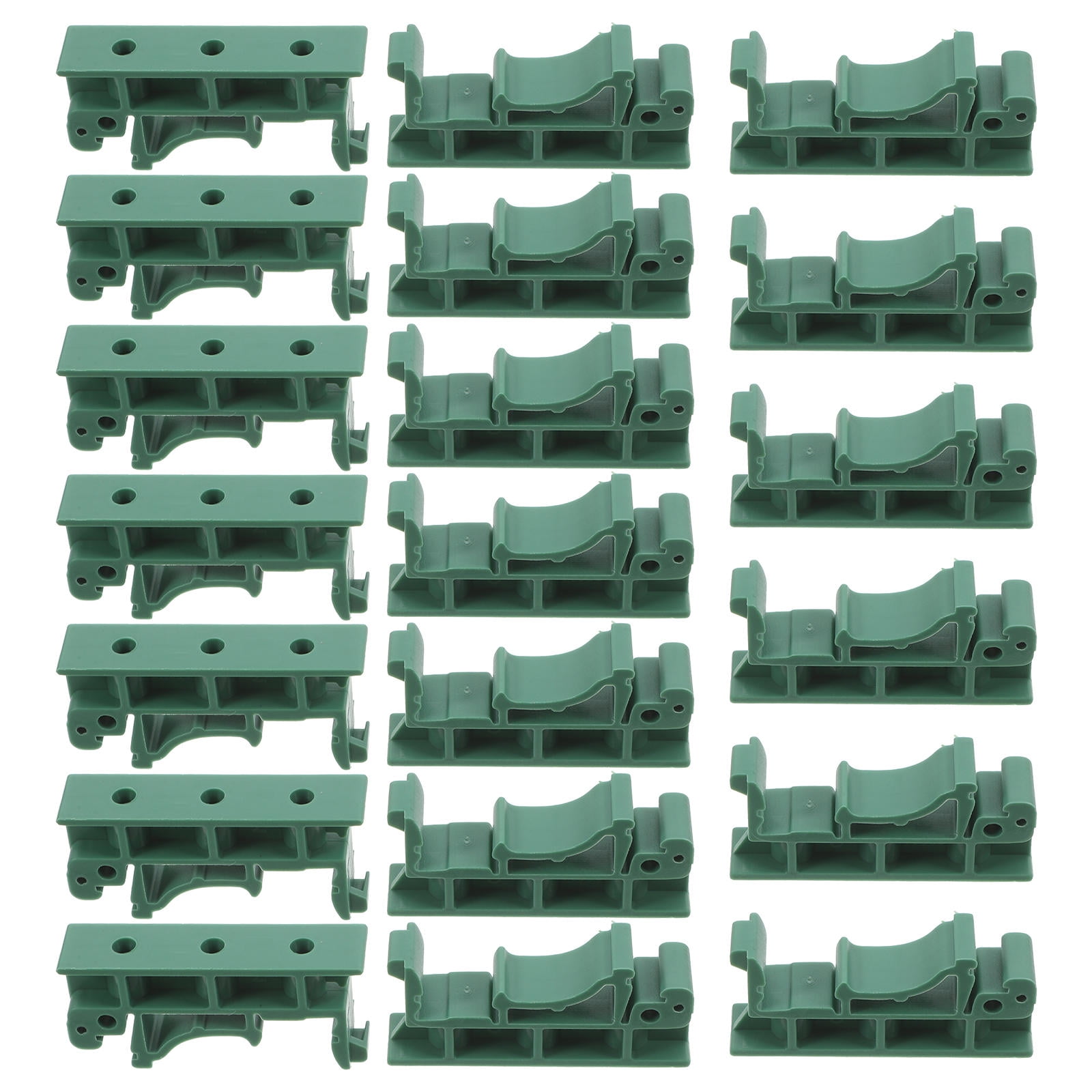 Raindrops 20pcs Rail Bracket Din Rail Fasten Clip Cabinet Parts ...
