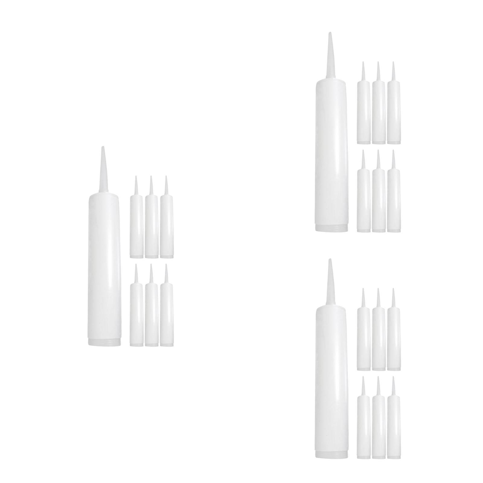 Raindrops 21 pcs Empty Caulking Sealant Tubes Reusable Plastic Caulk ...