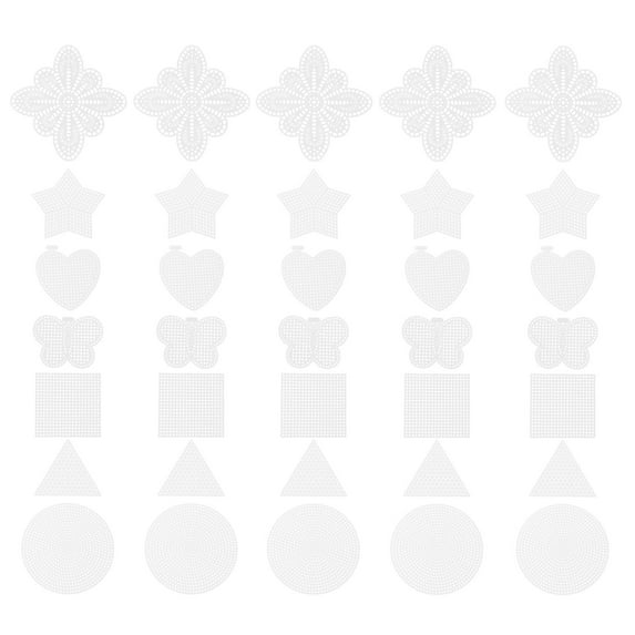 Raindrops 210 Sheets DIY Cross Stitch Sheet Plastic Mesh Sheet ...