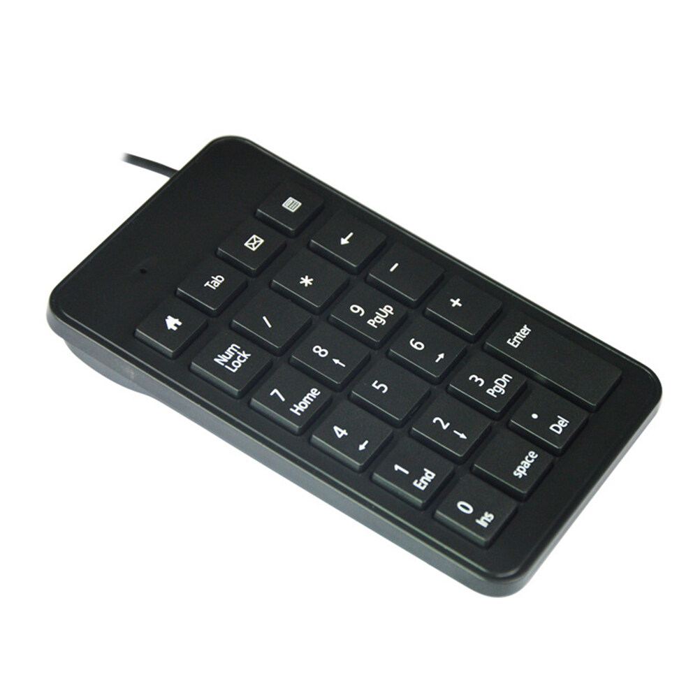Portable Wired USB Numeric Keypad for Computer Use Made of Plastic ...