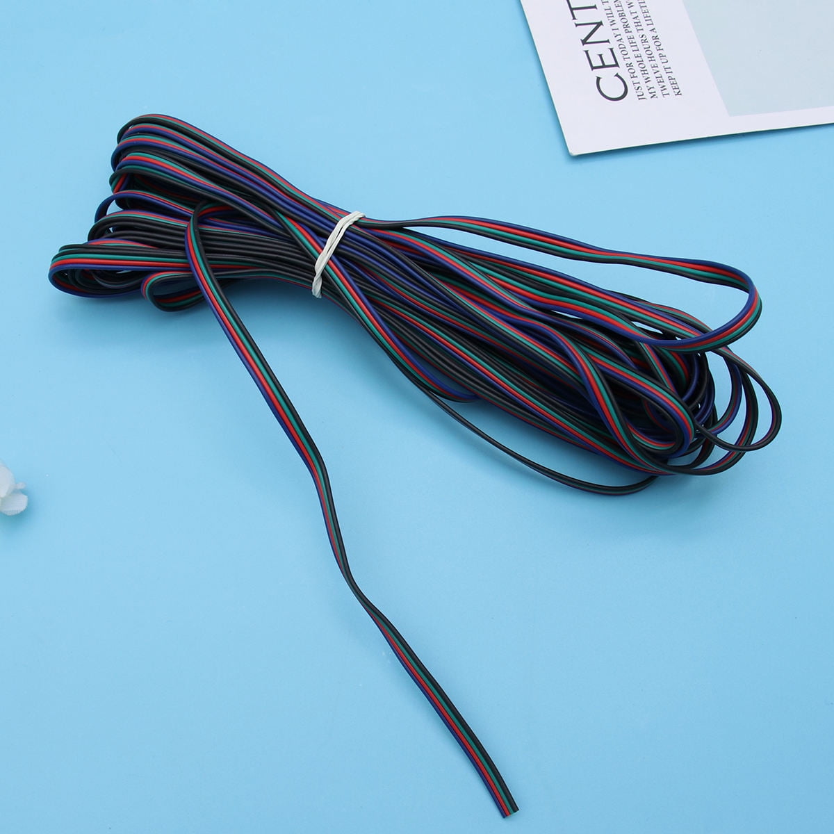 Raindrops 22AWG RGB 10m LED Flexible Strip Light Extension Cable 4 ...