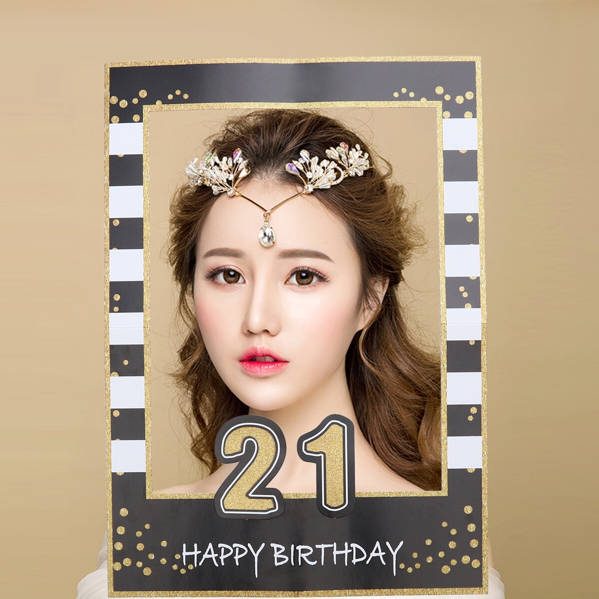 Raindrops 22pcs Selfie Photo Frame Props Glitter Years Old Birthday ...