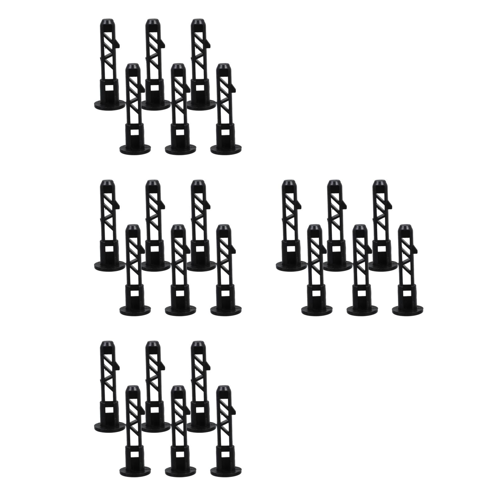 Raindrops 24 PCS Plastic Trash Can Lid Hinged Pins Wheelie Bin Lid ...