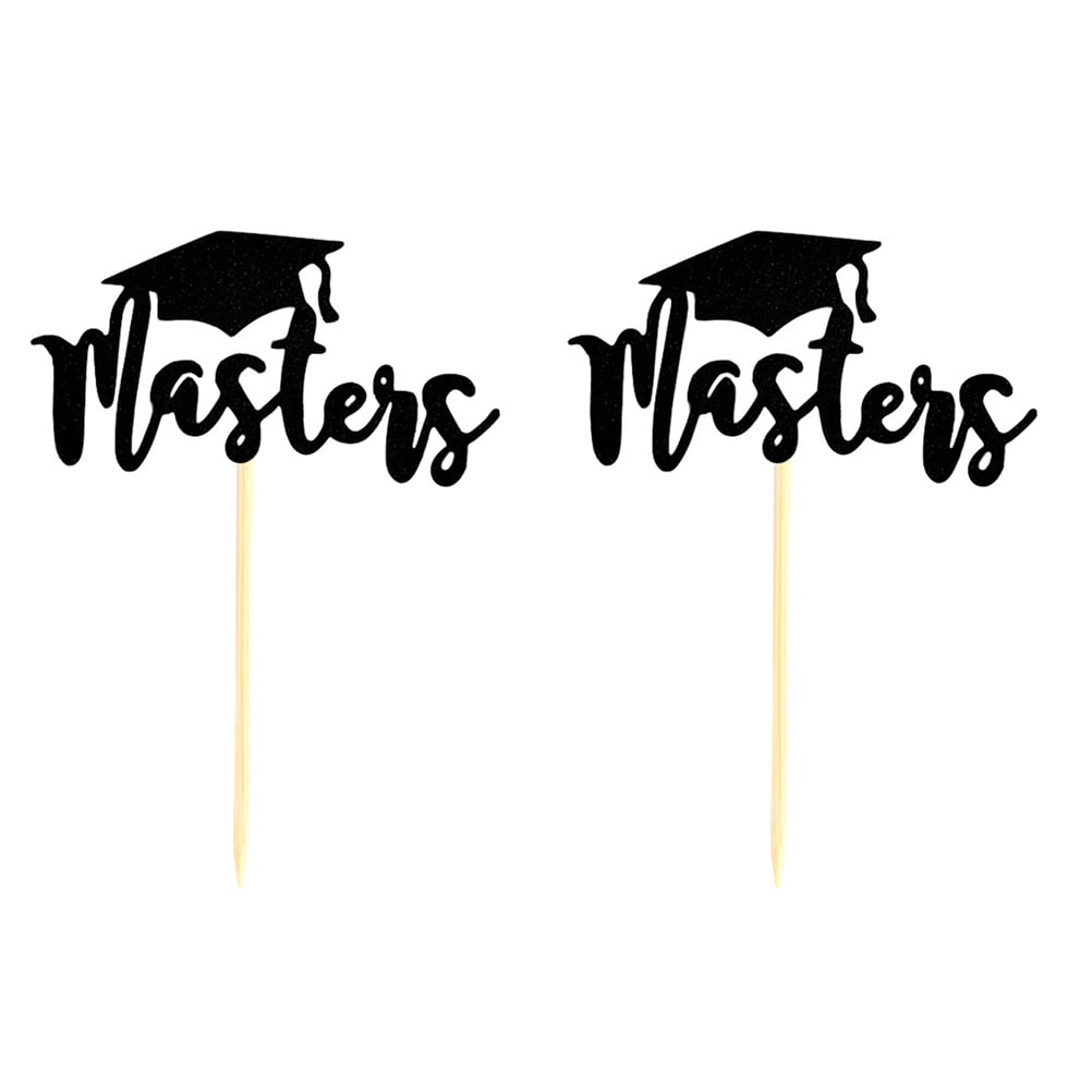 Raindrops 24 Pcs Graduate Decorations Toothpick Stick for Cake Toppers ...