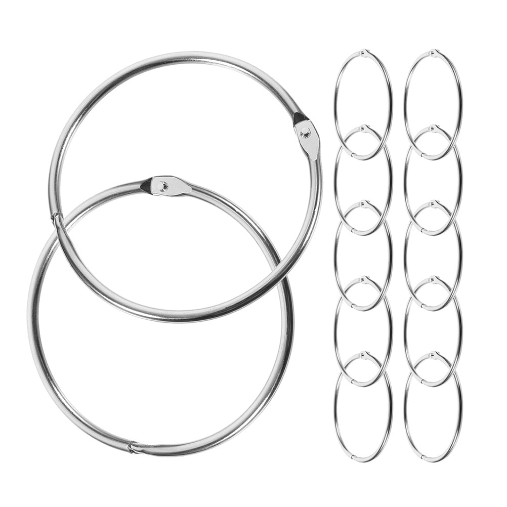 Raindrops 24 Pcs Hoops Rings for Flashcards Binder Binding Ring 5.00X5 ...