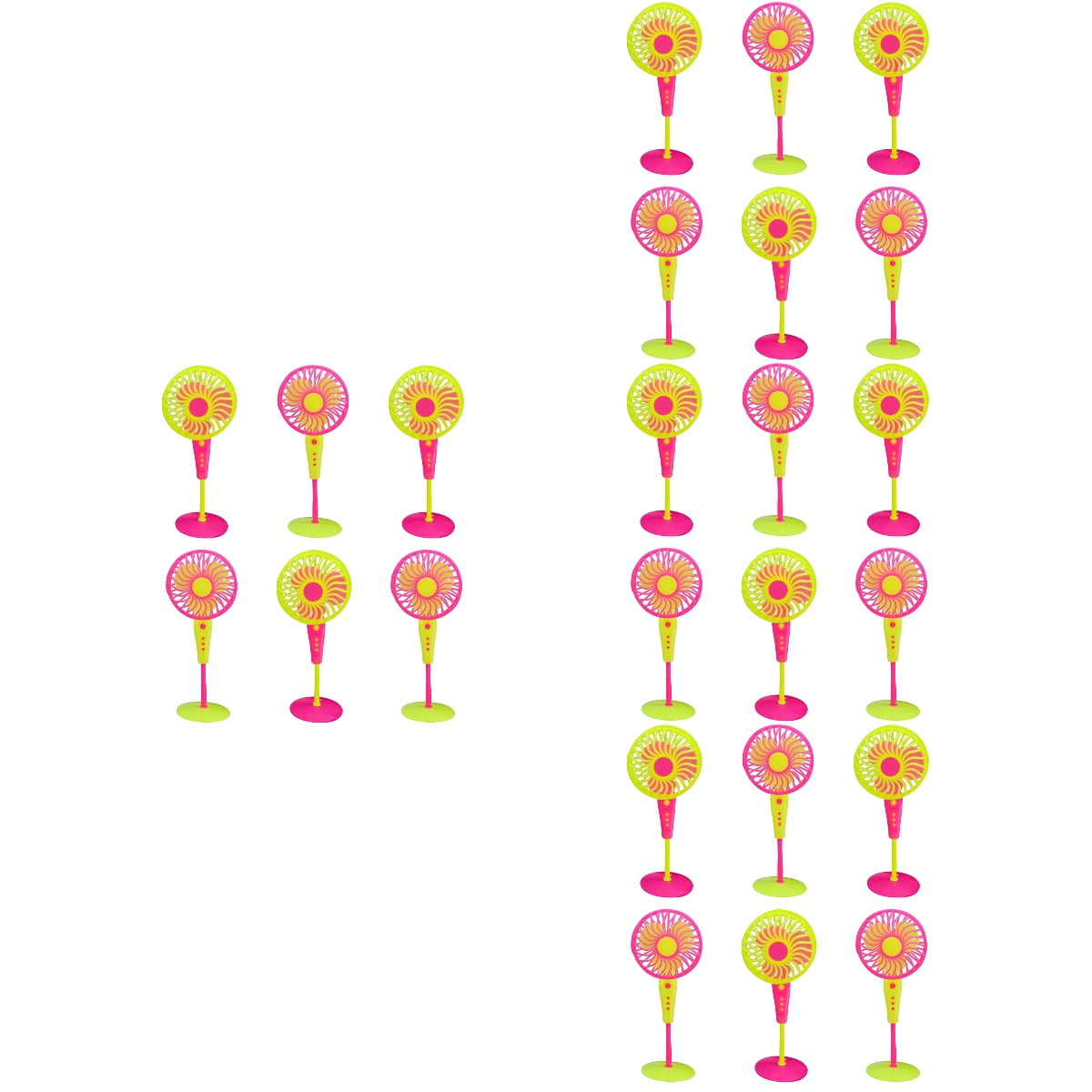 Raindrops Pcs Small Stand Fan Fake Fan Simulated Fan Fan Decoration Fan ...