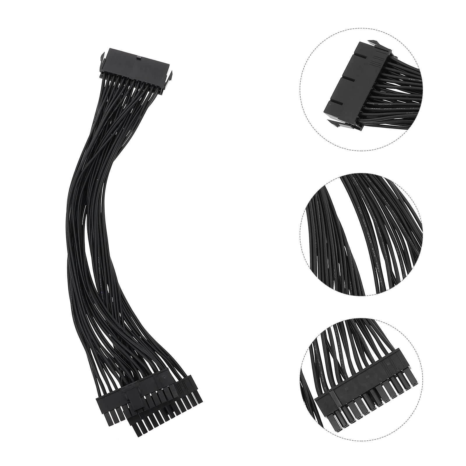 Raindrops 24-Pin Male to Female Cable ATX Motherboard Power Supply ...