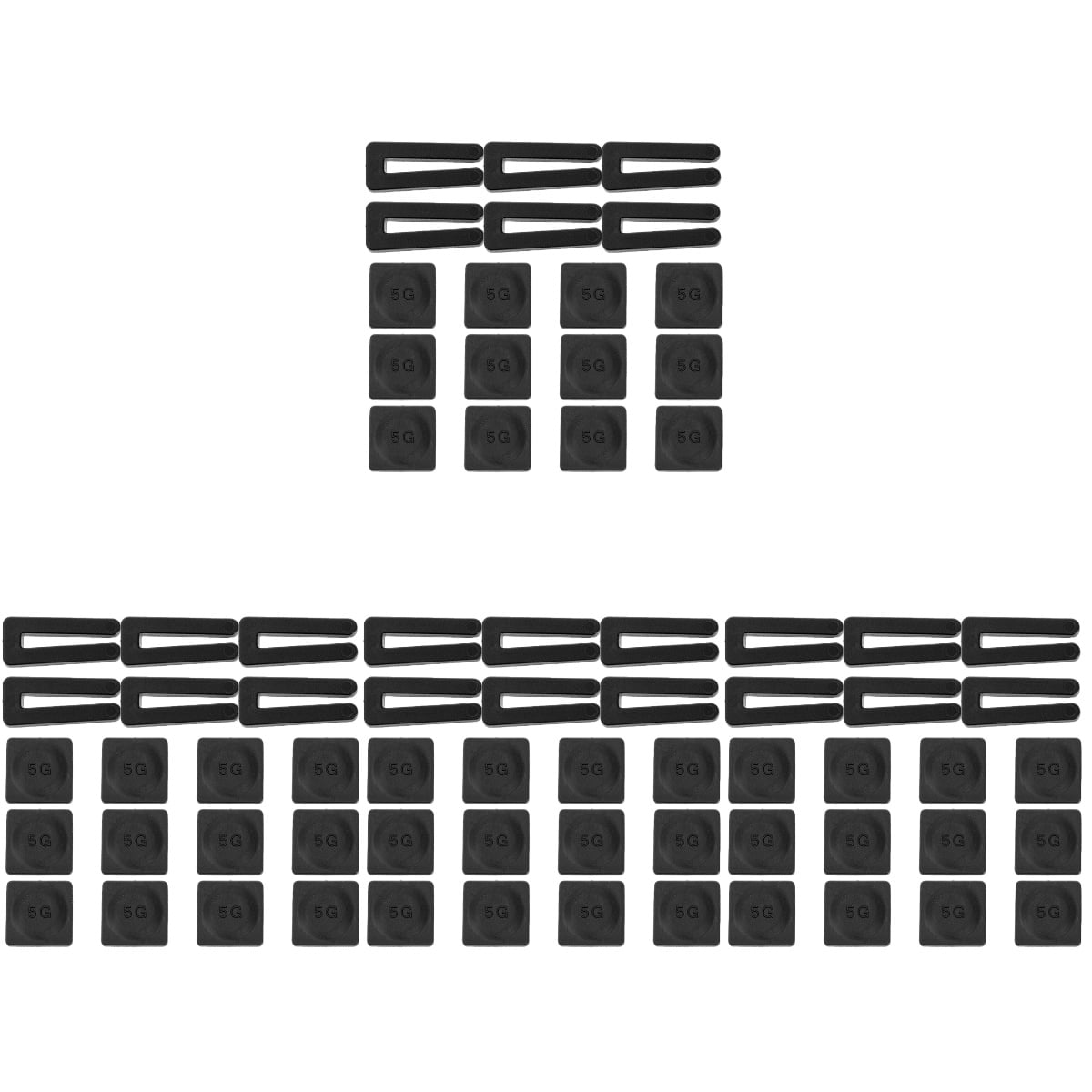 Raindrops 24 Sets of Home Ceiling Fan Balancing Kit Fan Balance Weight ...