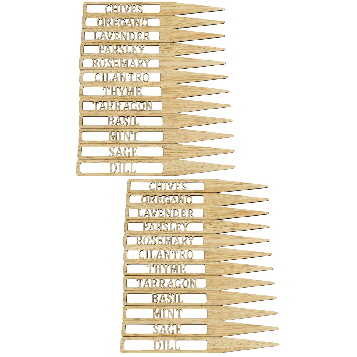 Raindrops 24 pcs Creative Flower Tags Decorative Succulent Labels ...