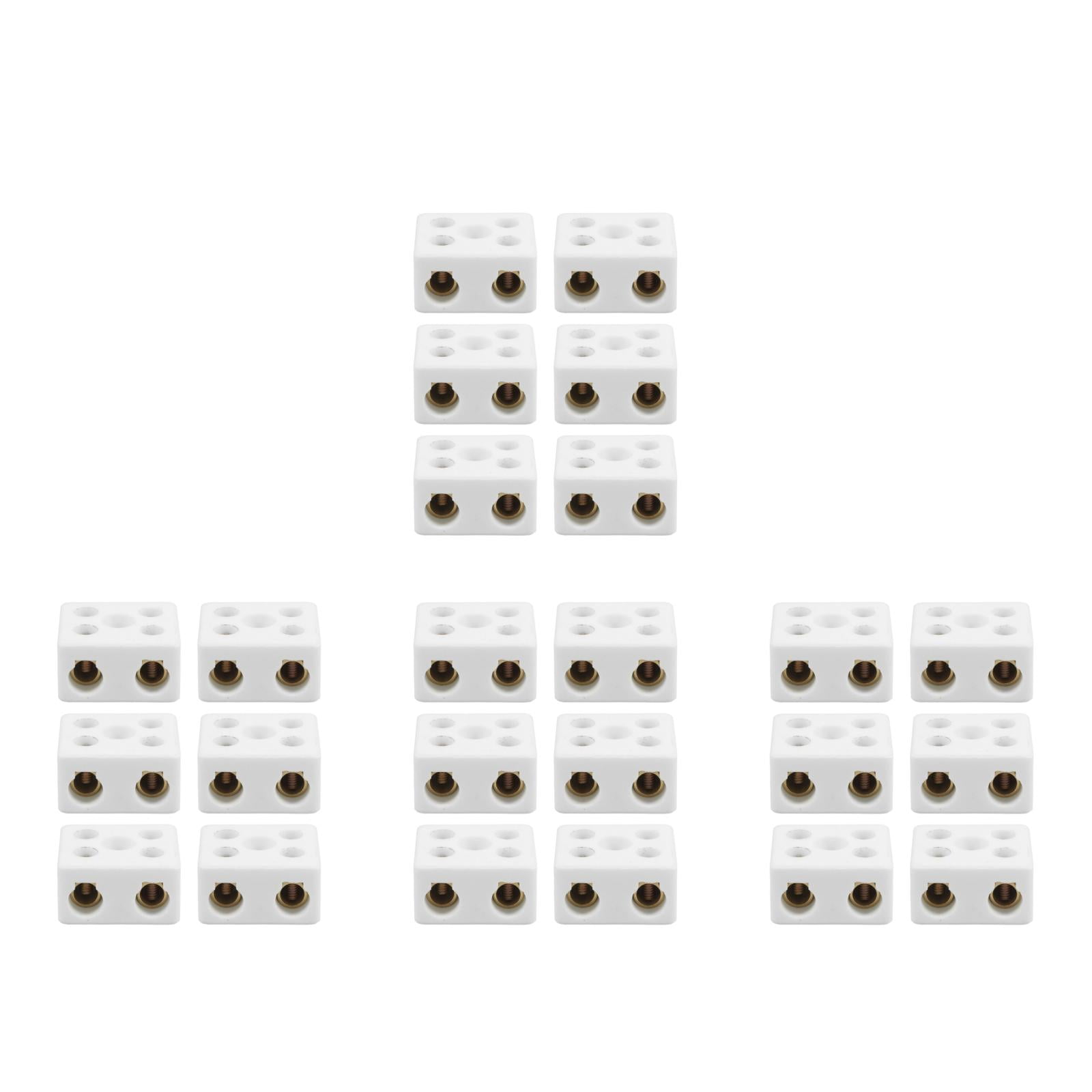 Raindrops pcs High Temp Porcelain Ceramic Connectors 2 Position Ceramic ...